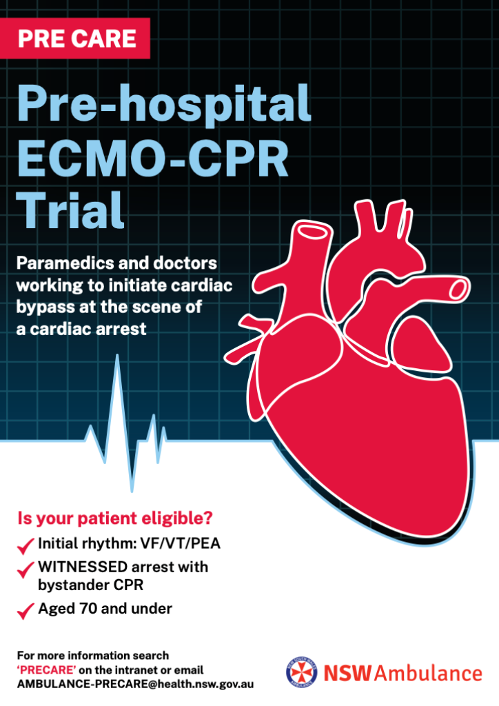 PRECARE – Prehospital ECPR for Refractory Cardiac Arrest
